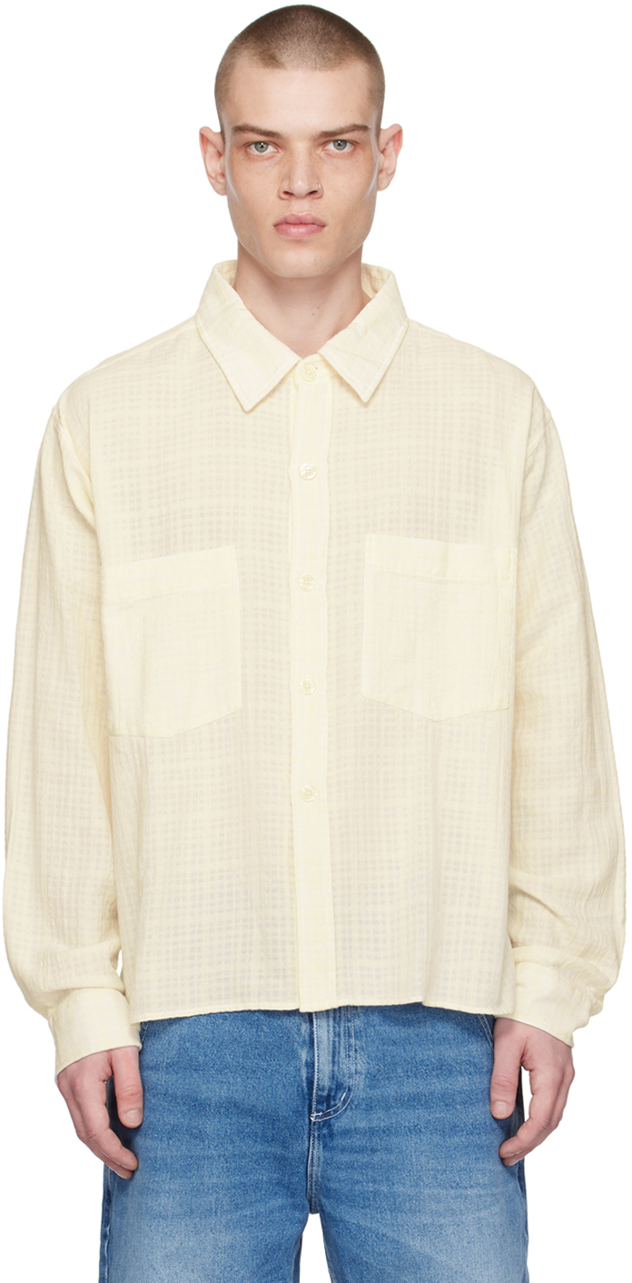 mfpen Principle Shirt オフホワイト　長袖シャツ Mfpen Off-White Principle Shirt In Off White - 32% Off | Editorialist